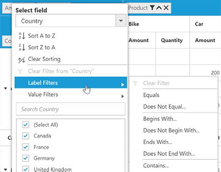 PHP Pivot Grid Pivot Table Control Syncfusion