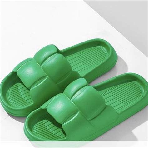 Womens Pillow Eva Slides Shoes Open Toe Solid Depop