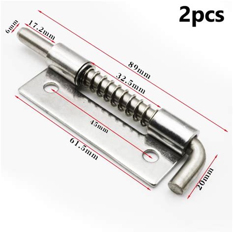 Kdj Spring Loaded Latches Security Bolt Latch Door Cabinet Hinges 304