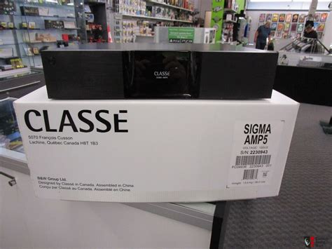 Classe Sigma Amp5 For Sale Canuck Audio Mart