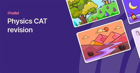 Physics Cat Revision