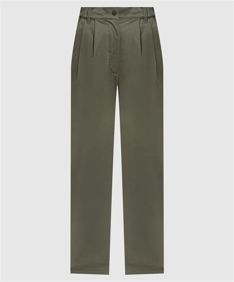 Max Mara Weekend Зеленые штаны Gitane купить в Symbol