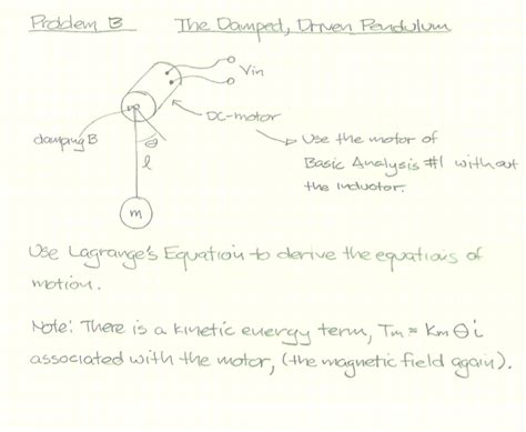 Use Lagrange S Equation To Derive The Equations Of Chegg Com
