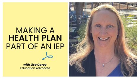 Making A Health Plan Part Of An Iep Iep Basics Undivided