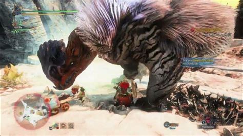 Started Fighting Different Variant Of Fulgur Anjanath In Monster Hunter