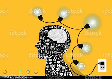 일러스트 비즈니스 디자인 아이디어와 개념은 창의성을 생각합니다 성공을 위해 계획 생각 검색 분석 의사 소통 혁신 기술 현대 개념에 대한 스톡 벡터 아트 및 기타 이미지