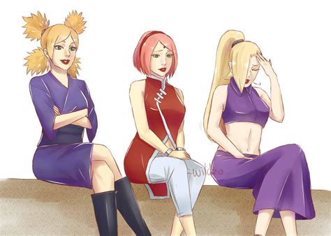 Temari Sakura And Ino Commission 6 By Naruto3119 On Deviantart