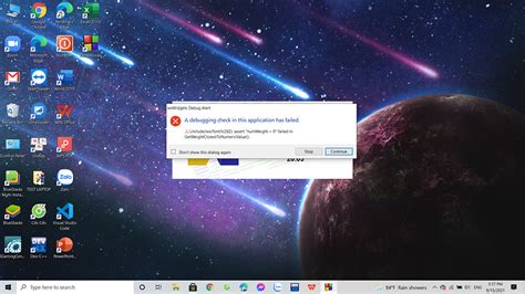 Mở Codeblocks Bị Lỗi A Debugging Check In This Application Has Failed