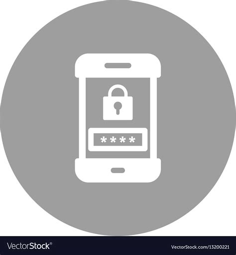 Passcode Royalty Free Vector Image Vectorstock