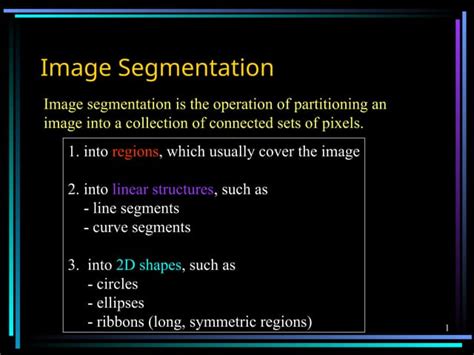 Image Segmentation With Fundamentals Point Line And Edge Detection Thresholding