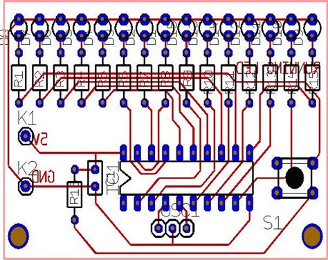 Led Chaser Circuit Diagram