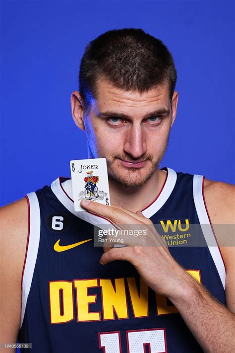 Nikola Jokic Of The Denver Nuggets Poses For A Portrait During Nba