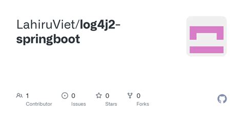 Github Lahiruvietlog4j2 Springboot