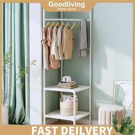 Clothes Hanger Corner Coat Rack Bag Shoe Rack All In One Multi Layer