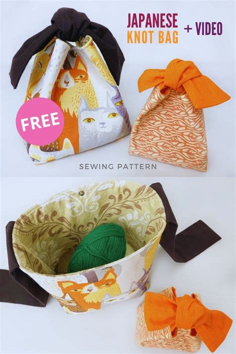 Japanese Knot Bag Pattern Free Artofit