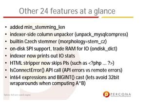Plugin Opensql2008 Sphinx PPT