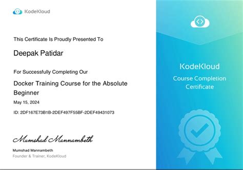 deepak patidar on linkedin docker kodekloud devops
