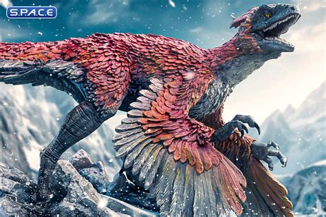 110 Scale Pyroraptor Art Scale Statue Jurassic World Dominion