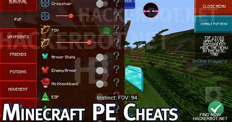 Minecraft Mobile PE Hacks Mods Aimbots Wallhacks And Cheats For Android IOS Mobile
