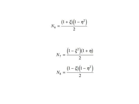 shape functions of 1d and 2 d rectangular elements pptx programming