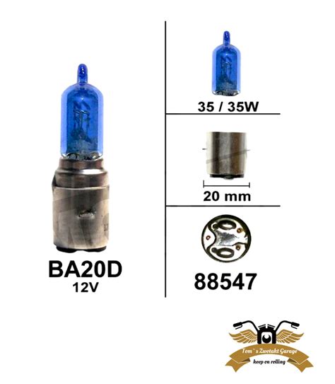 Ba20d Halogen 12v 35 35w Superwhite Zwotakt Garage 6 90