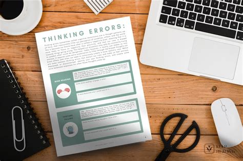 Thinking Errors Printable Pdf Cognitive Behavioral Therapy Cbt