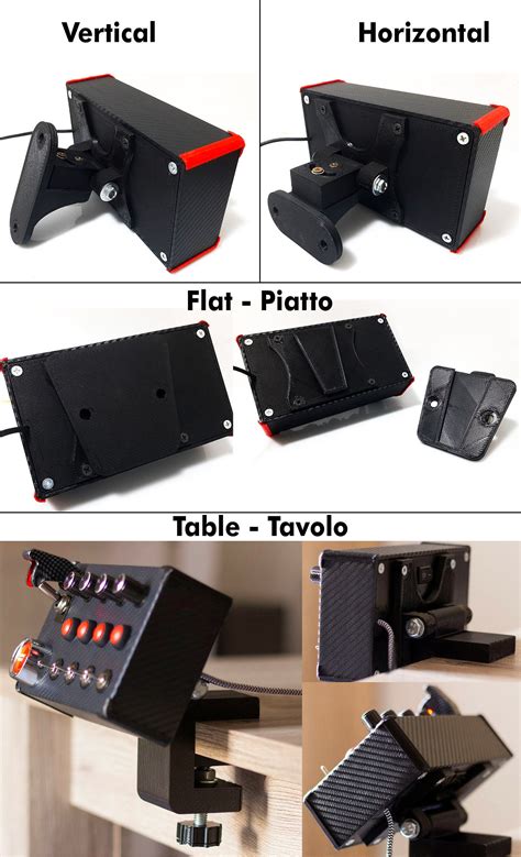 Button Box Sim Racing Console 22 Functions Luminous Ignition And Start Lever 12 Buttons 4