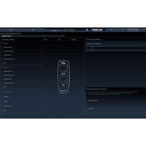 Device Configuration Menu Dcm