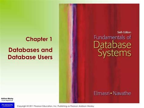 PPT Chapter Databases And Database Users PowerPoint Presentation Free Download ID