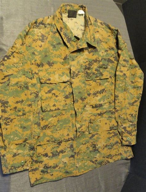 Usmc Marine Corp Woodland Marpat Jacket Blouse Coat Combat Medium