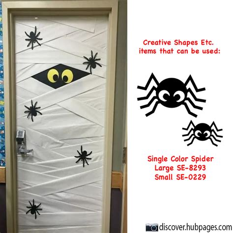 Wrap Up Your Halloween Classroom Décor With A Spider Themed Door