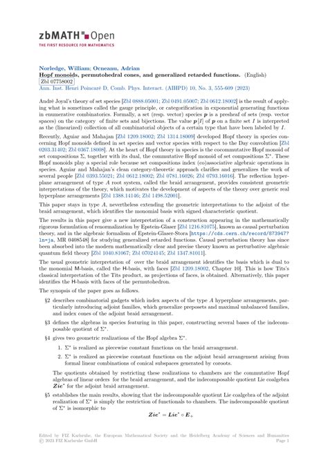 pdf a review of norledge william ocneanu adrian hopf monoids