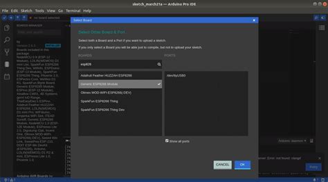 Avaliação da Arduino Pro IDE Embarcados