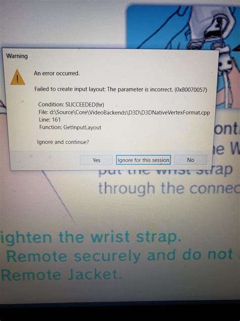 Input Layout Error Rdolphinemulator
