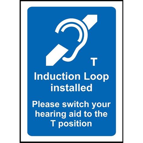 Kpcm Induction Loop Installed Notice Sign Made In The Uk