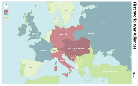 World War 1 Alliance Map