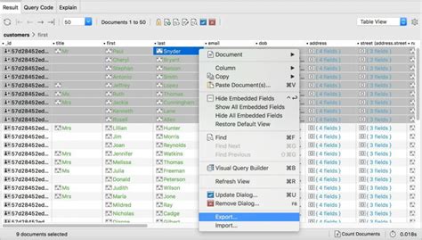 How To Export MongoDB To CSV Excel JSON SQL BSON Mongodump