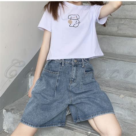 minana 年夏新作 デニムショートパンツ レディース ガウチョパンツ ワイドパンツ ボトムス カジュアル ハイウエスト ゆったり きれいめ おしゃれ 送料無料