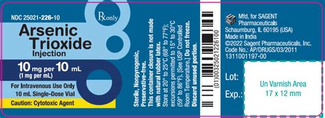 These Highlights Do Not Include All The Information Needed To Use Arsenic Trioxide Injection
