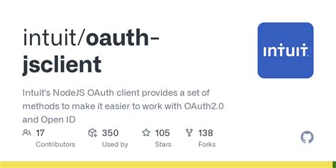 GitHub Intuit Oauth Jsclient Intuit S NodeJS OAuth Client Provides A