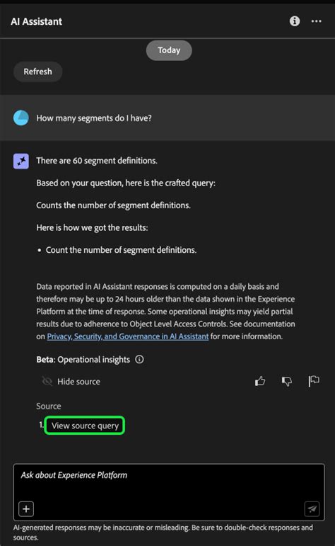 Ai Assistant In Adobe Experience Platform Adobe Experience Platform