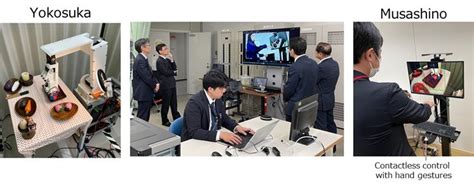 controlling robots remotely ntt story ntt