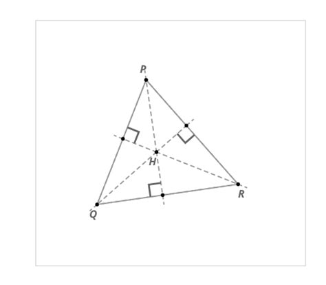 Flexi Answers What Is The Definition Of An Orthocenter In Geometry