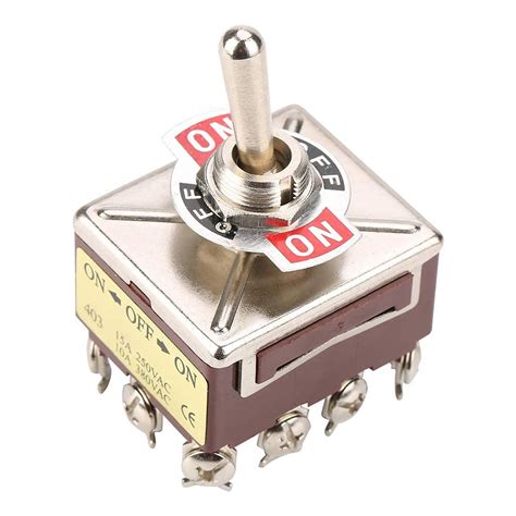 4pdt 3 Position Toggle Switch 12 Pin Onoffon Mini Terminal Toggle Switch 15a250vac 10a380vac
