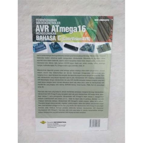 jual pemograman mikrokontroller avr atmega16 menggunakan bahasa c di