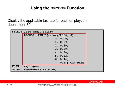 Ppt Using Conversion Functions And Conditional Expressions Powerpoint Presentation Id2397915