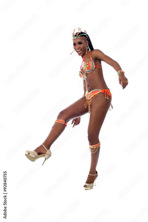 Sexy Samba Dancer Having Fun Stock Photo Adobe Stock