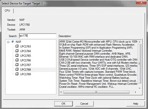 Create Project Using Keil Uvision4 For Lpc1768 Microcontroller