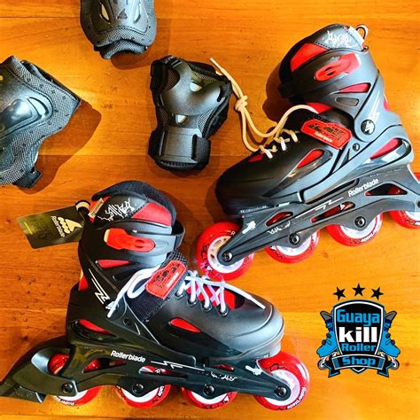 Combo Rollerblade Para Niños Color Disponible Negro Tallas Disponibles 2933 3238 37