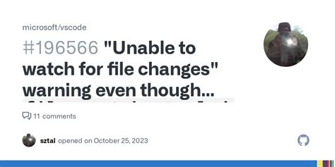 Unable To Watch For File Changes Warning Even Though Files WatcherExclude Is Configured And